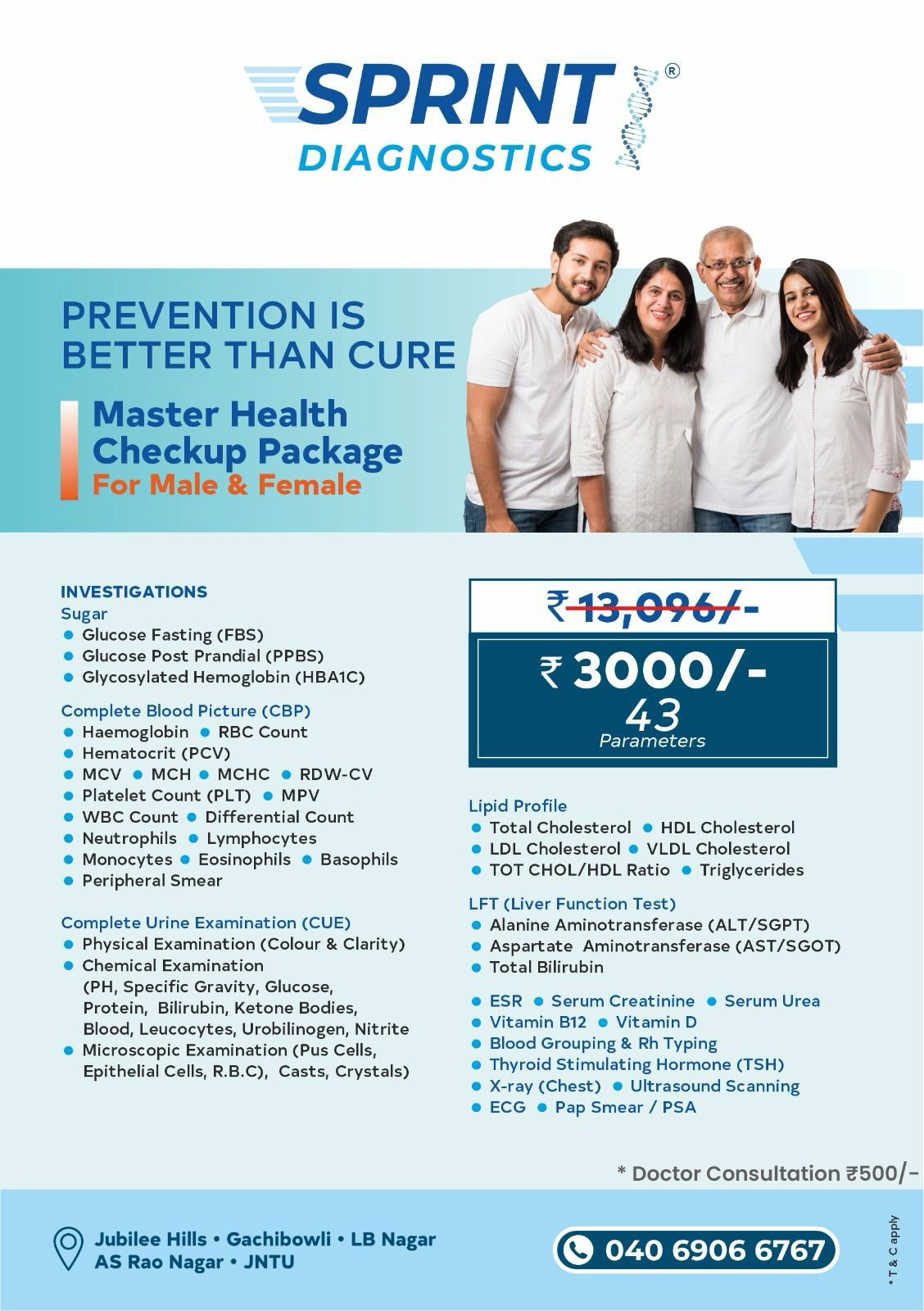Healthly Savings - Master Health Checkup Package